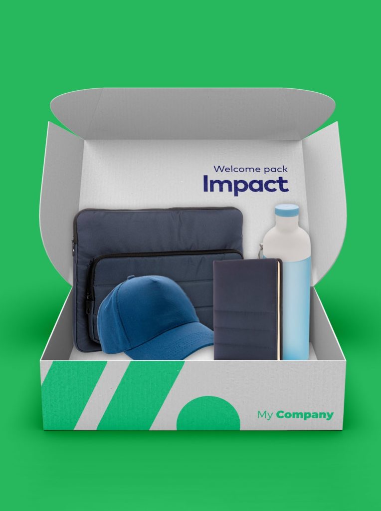 Welcome pack entreprise Impact 37DEUX bouteille étanche & conférencier